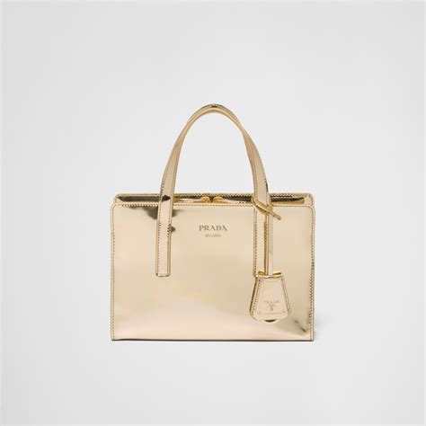 Platinum Prada Re Edition 1995 Brushed Leather Mini Handbag Prada