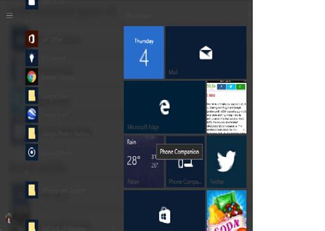 start menu is not displaying correctly microsoft community