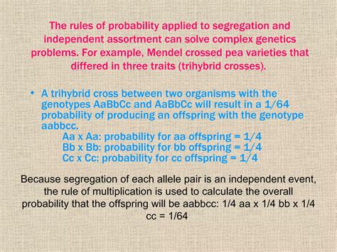 Genetics Mendelian Laws Ppt