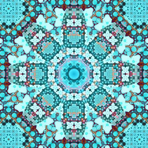 Premium Photo Seamless Square Pattern Texture Art Pattern Kaleidoscope