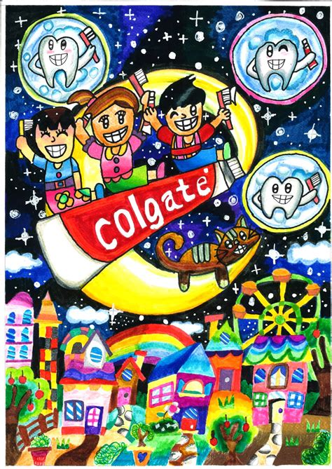 Colgateยิ้มสวย ประกาศผล โครงการประกวดวาดภาพระบายสี Facebook