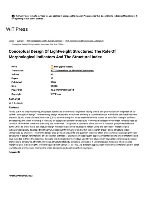 conceptual design of lightweight structures the role of morphological