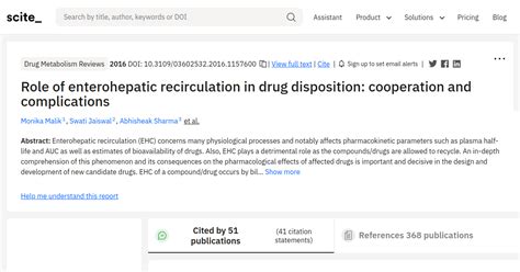 Role Of Enterohepatic Recirculation In Drug Disposition Cooperation And Complications