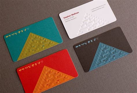 2017 Rule 30 Business Cards—stephen Wolfram Scrapbook