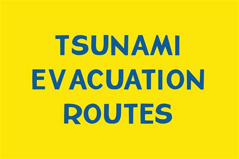 Know Your Tsunami Safe Areas News And Media Wairoa District Council