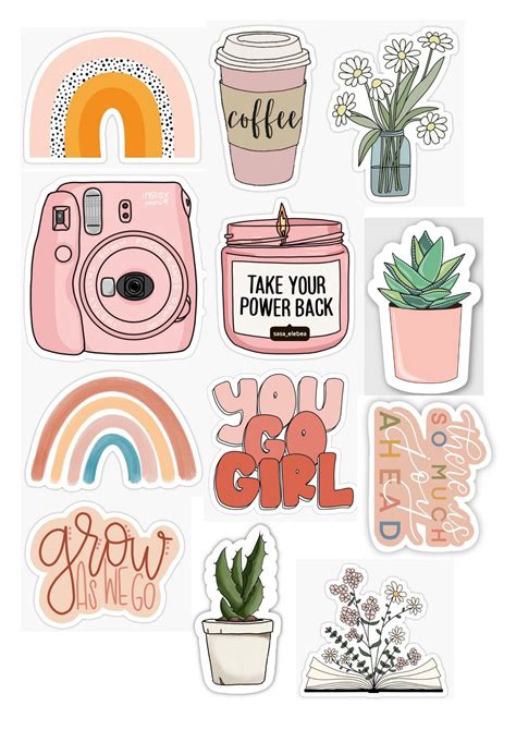 Alphabet Stickers Craft Stickers Printable Stickers Cute Laptop Stickers Cool Stickers