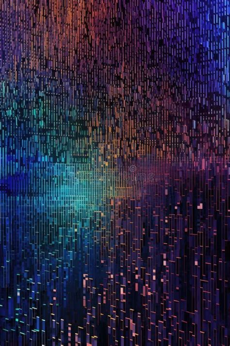 Abstract Data Encryption Background Stock Illustration Illustration