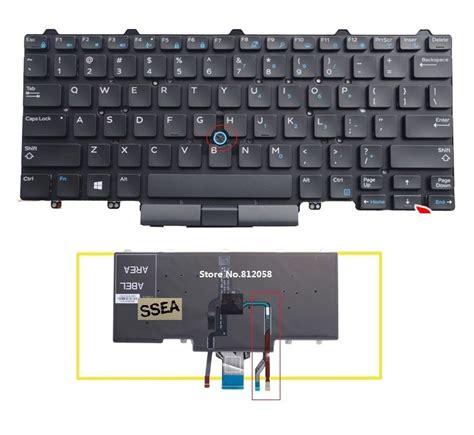 Dell E7450 Keyboard Light Gentle Computers