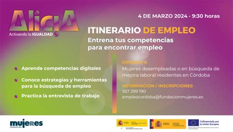 Itinerario De Empleo En Córdoba Fundación Mujeres
