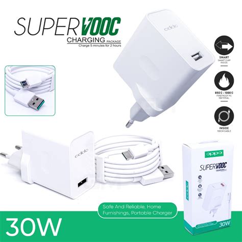 Jual Yes Charger Oppo 30w Ori100 SuperVooc Type C Kualitas Super