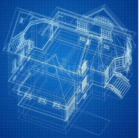Urban Blueprint Vector Stock Vector Colourbox