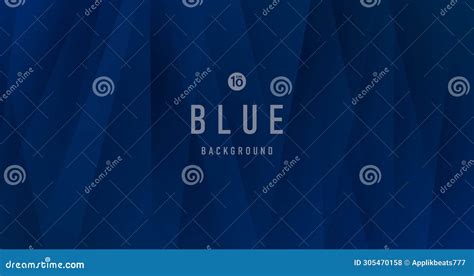 Abstract Overlap Geometric Shape On Dark Navy Blue Background Luxury