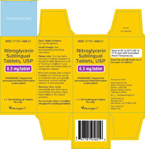 NDC To RxNorm Crosswalk 47781 458 Nitroglycerin Tablet Sublingual
