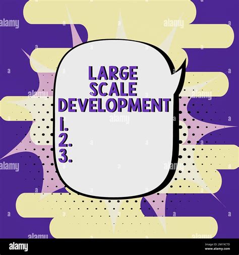 Writing Displaying Text Large Scale Development Business Approach Very