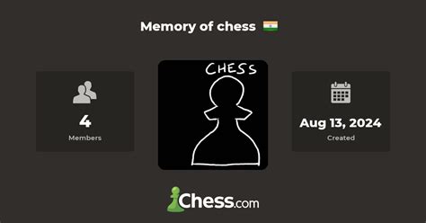 Memory Of Chess Chess Club