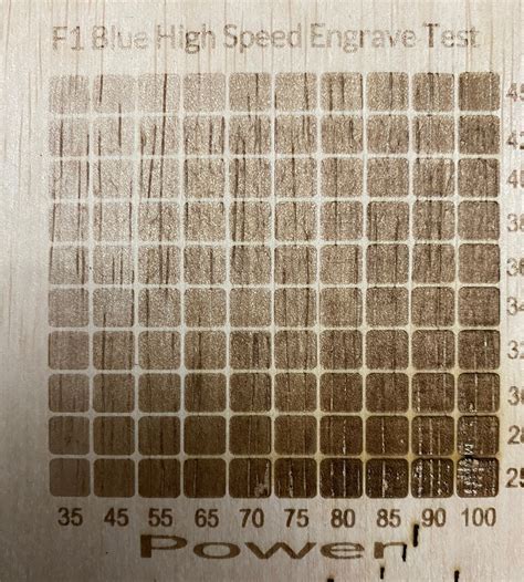 Xtool F1 Test Grid Engraving And Cut For Wood Metal Tile Digital