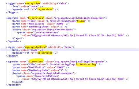 java configure spring loggers with respect to application for multi