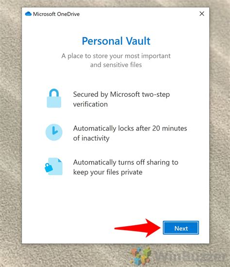 How To Set Up And Unlock A Onedrive Personal Vault In Windows 10