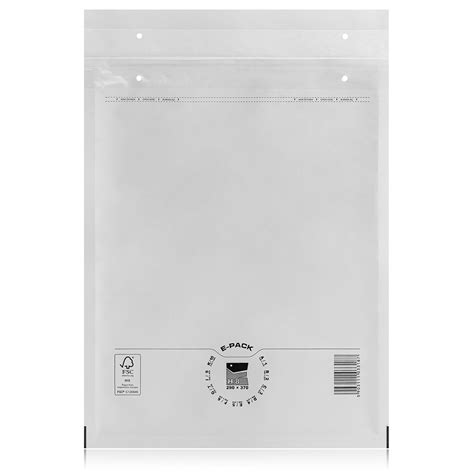 E Pack Fsc Luftpolstertaschen Weiß H8 100 Stck H8 Luftpolstertaschen