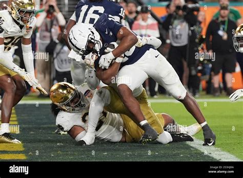 Penn State Running Back Nicholas Singleton 10 Scores A Touchdown During The Second Half Of The