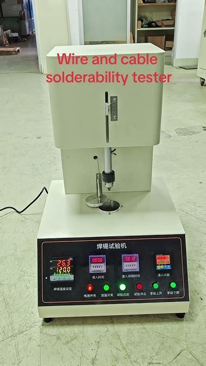Wire And Cable Solderability Tester Wiresandcables Youtube