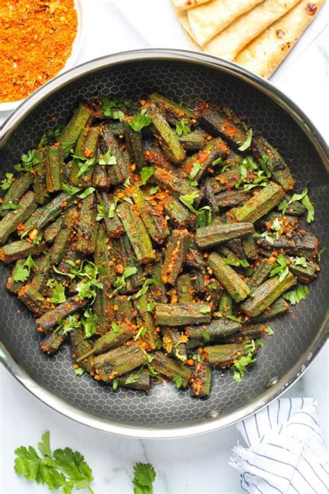 Bharwa Bhindi Indian Spiced Stuffed Okra Ministry Of Curry