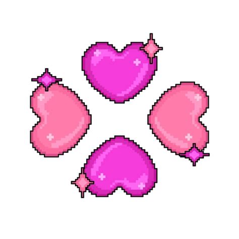 Premium Vector Illustration Of Heart Pixel Art