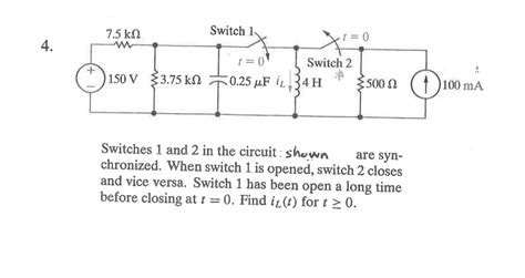 Solved Switches 1 And 2 In The Circuit Shown Are Chegg