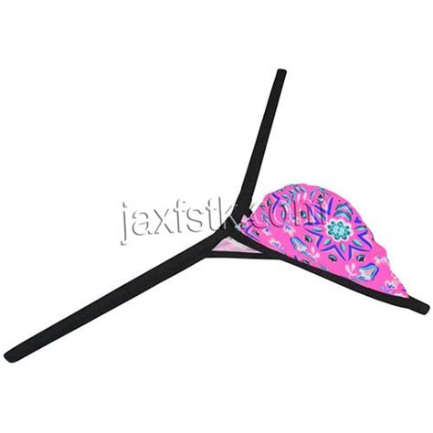 Fashion Mens Tear Drop G String Tangas Underwear Flower Print String