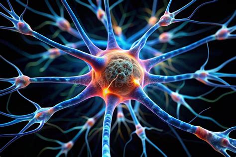 The Brain S Building Blocks A 3d Rendering Of Human Neurons Stock Illustration Illustration