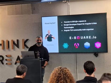 היוש לינקדין איזה כיף היה לנו בangular Tlv חשפתי עוד חידושים בעולמות