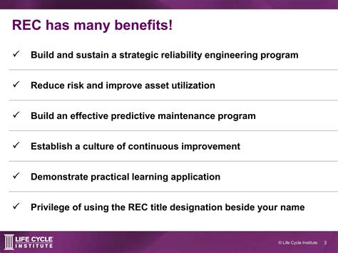Reliability Engineering Certification Program Pptx