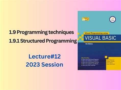 Programming Techniques Structured Programming And Sequential