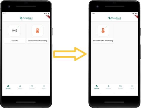 Customize Home Screen In ThingsBoard PE Mobile Application ThingsBoard PE Mobile Application