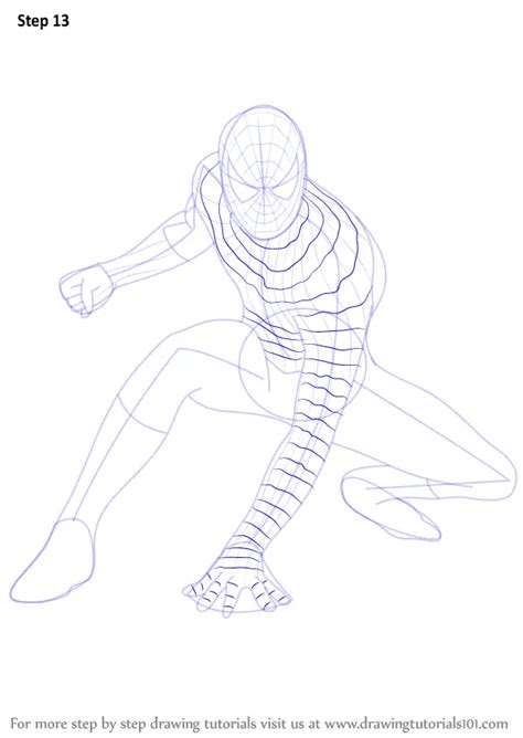 How To Draw Spider Man Step By Step Easy Superhero Drawing Tutorial Drawingtutorials Com