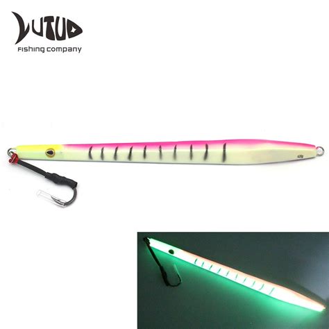 Luminous Jigging Metal Speed Jigs Deep Sea Fast Glow Vertical Fishing