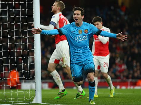 Arsenal Vs Barcelona Match Report Lionel Messi Puts Gunners To The