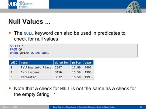 structured query language sql lecture 5 introduction to databases