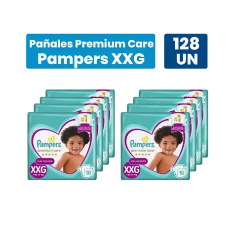 Pampers Pañales Pampers Premium Care Xxg 128 Pañales