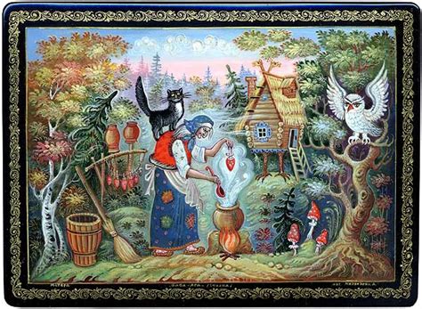 Witchcraft And Literature Witch Good And Bad Russian Baba Yaga