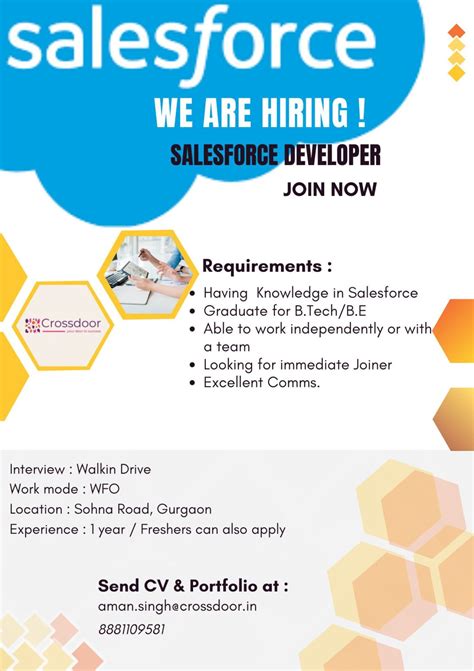 aman singh on linkedin salesforce developer hiring freshers
