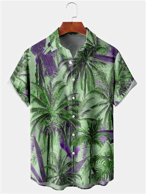 Homme Chemise Chemise Hawaïenne Chemisette Chemise Dété Chemise Aloha