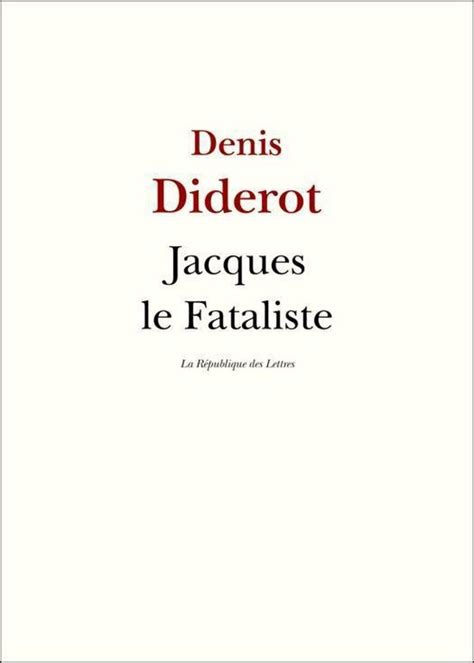 Diderot Jacques le Fataliste et son maître ebook Denis Diderot