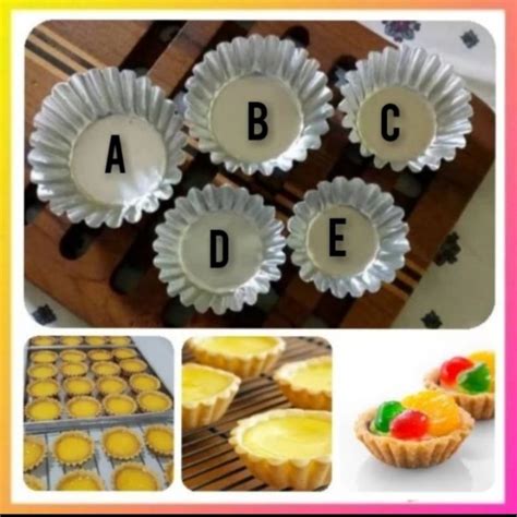 Jual 20 Pcs Cetakan Kue Pie Mini Berbagai Ukuran Cetakan Sus Mini