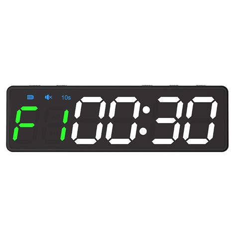 Fitness Training Gym Timer For Crossfit Boxing Tabata Hiit Led Interval Stopwatch With