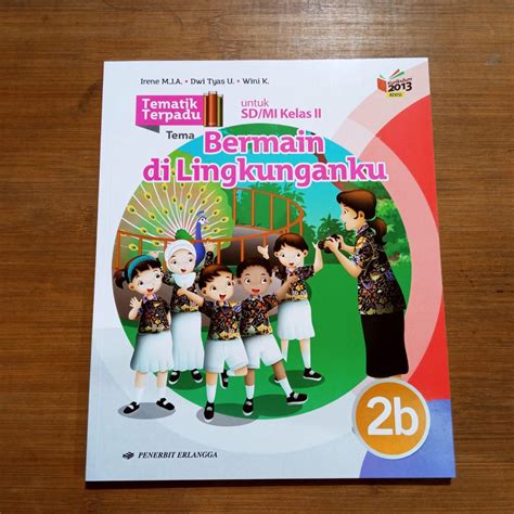 Jual BUKU TEMATIK TERPADU 2B KELAS 2 SD IRENE ERLANGGA K13N Shopee