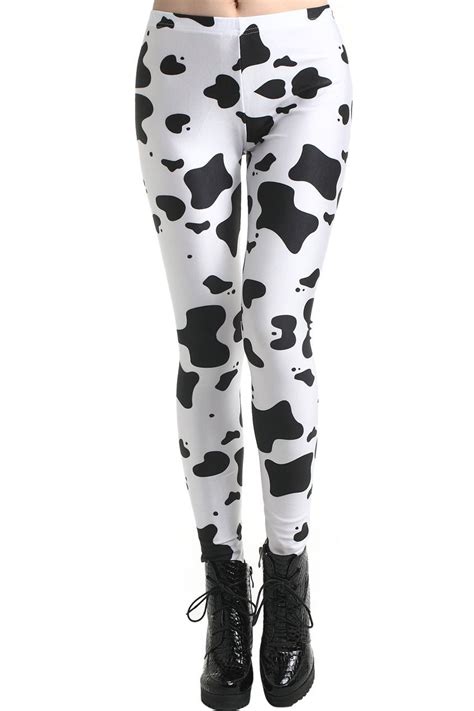Cow Print Leggings1 Cow Outfits Cow Print Cows Fashion