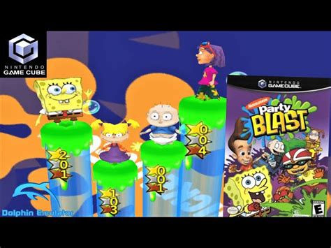 Nickelodeon Party Blast Gamecube Game Explore A Principal Plataforma