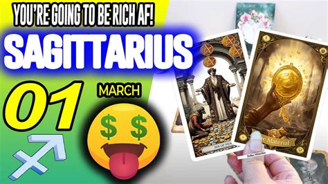 ♐ Sagittarius 💲youre Going To Be Rich Af 💲🤑 Horoscope For Today March