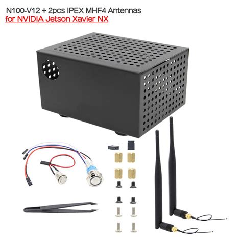 Geekworm N100 Metal Case With Power And Reset Control Switch For Jetson